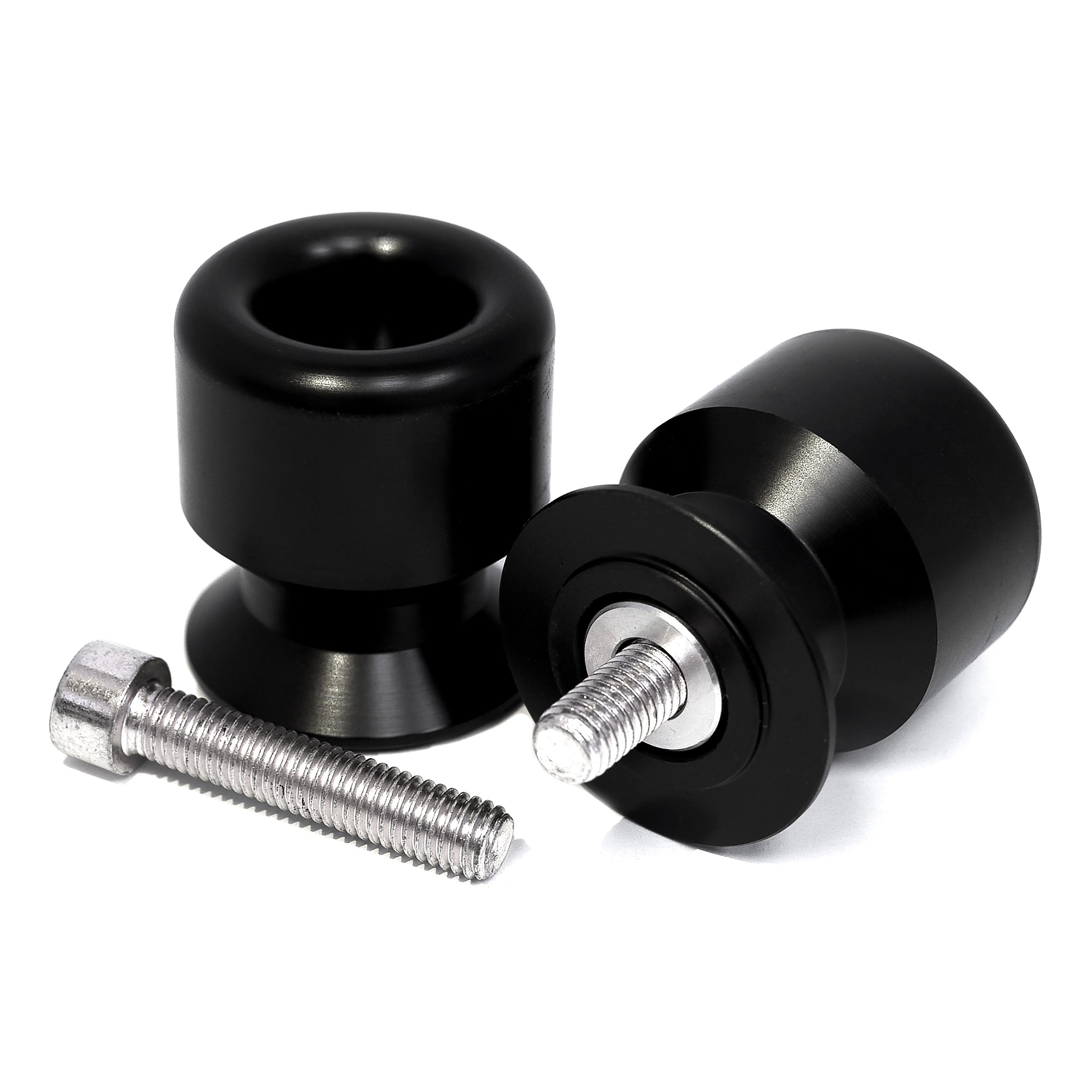 Suzuki / Honda CBR 600 954 1000 RR Black Swingarm Spools Sliders ...