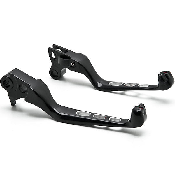 NEW Black Skull Motorcycle Hand Levers Front Hand Controls for Harley ...