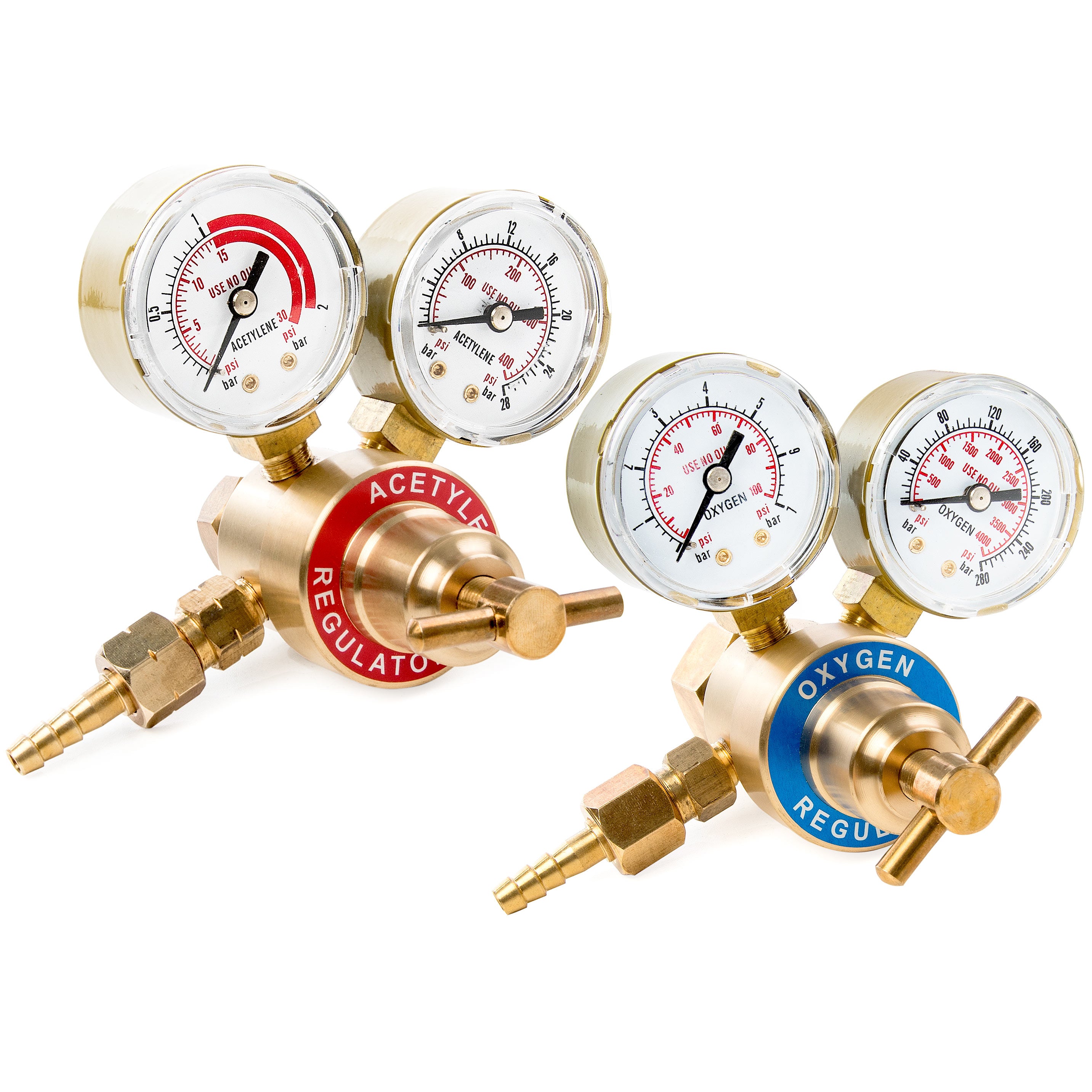 Oxygen & Acetylene Welding Regulator Pressure Gauge Victor-Style ...