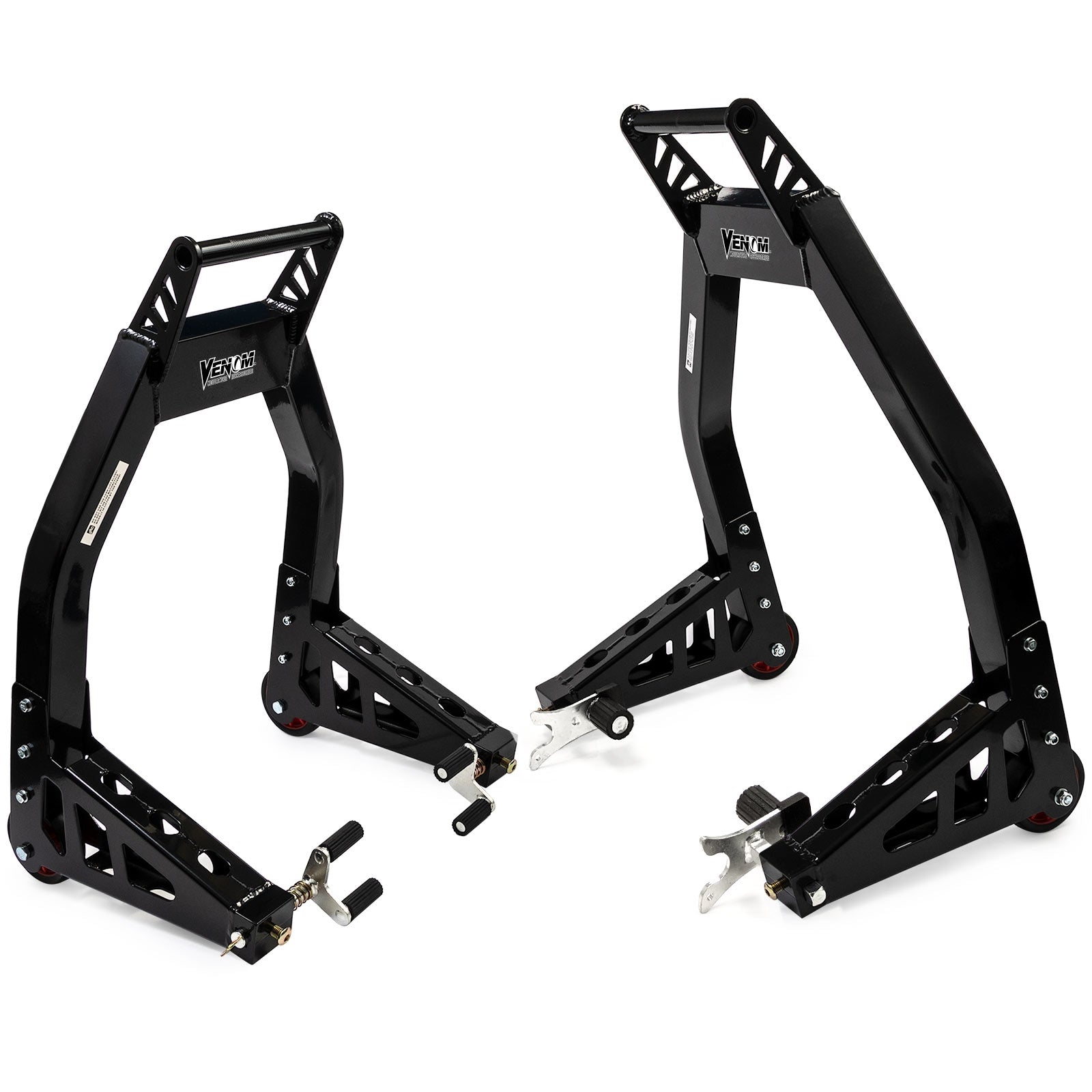Venom Sport Bike Motorcycle Swingarm Spool Lift Stand (Front & Rear ...